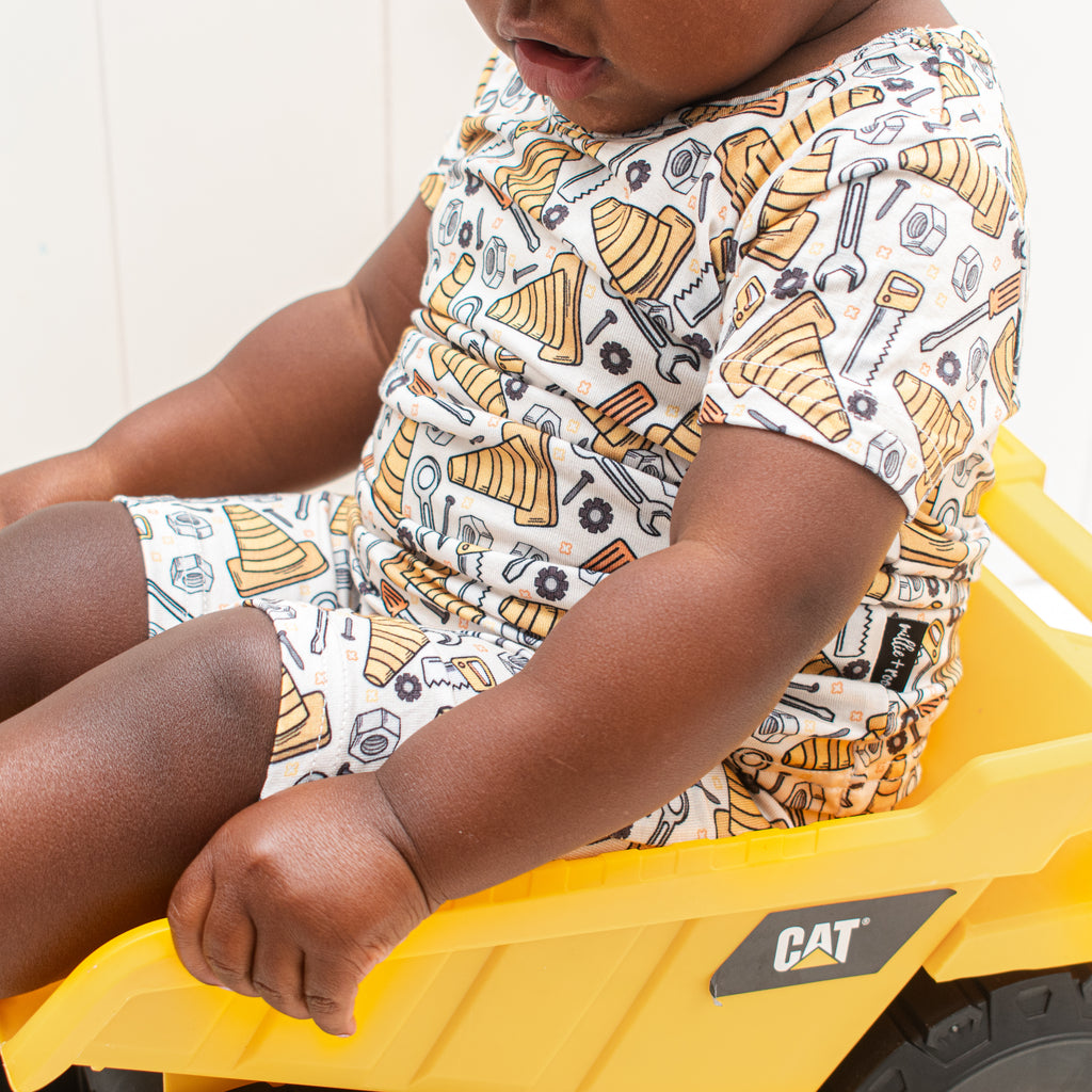 TWO PIECE SHORTIE SET- Tools – millie + roo